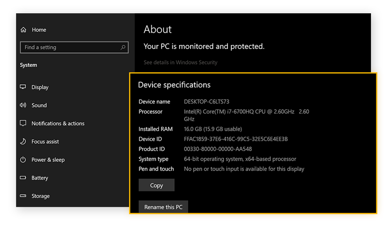 How to Check Computer Specs in Windows